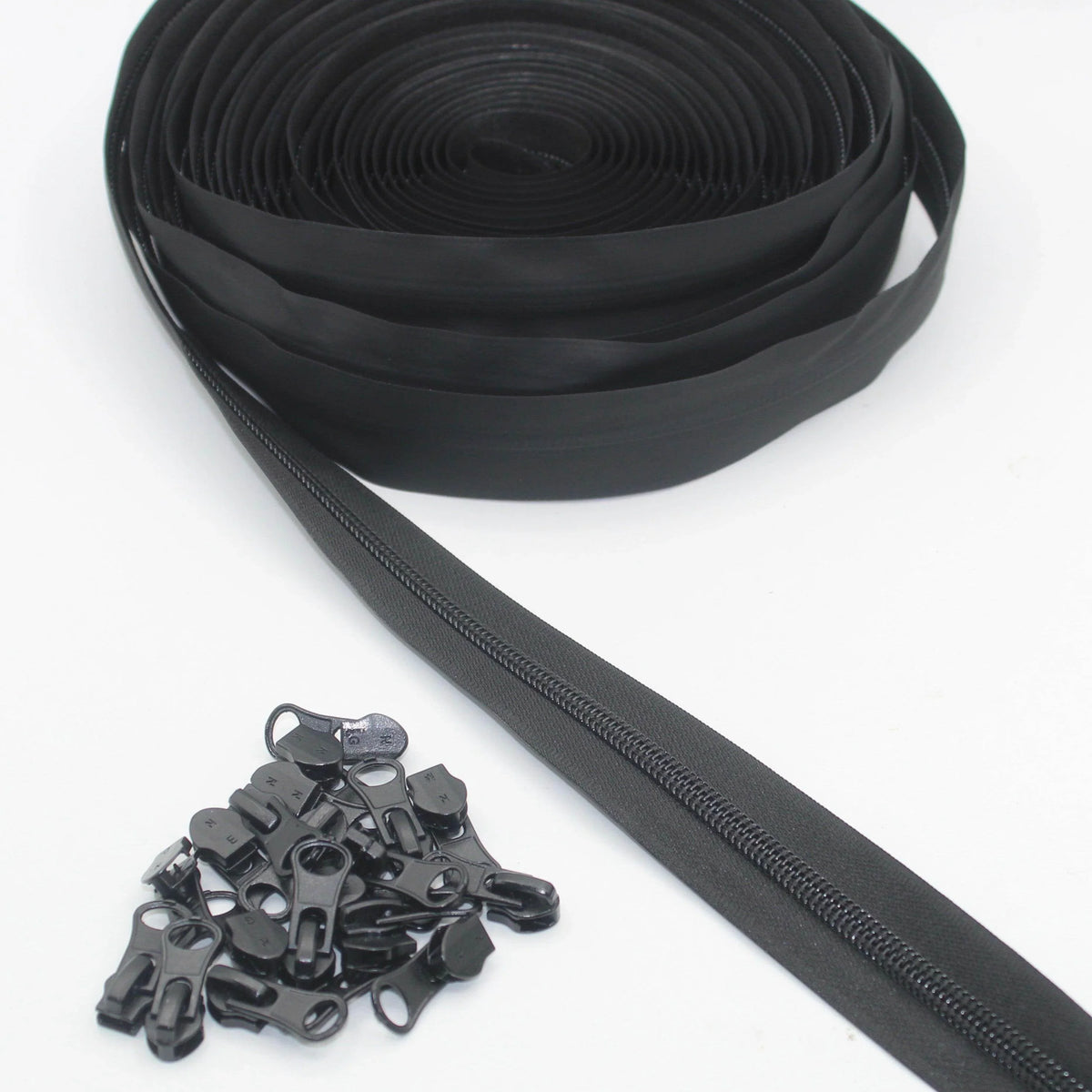 10 meters Waterproof Zipper + 20 pullers size 3# or 5# #ZV134 # ...