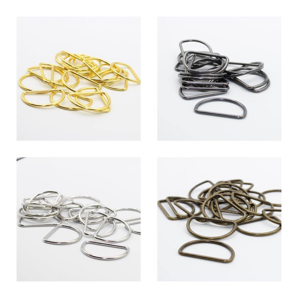 20 x D Ring Buckles #BME2509 – ACCESSOIRES LEDUC BV
